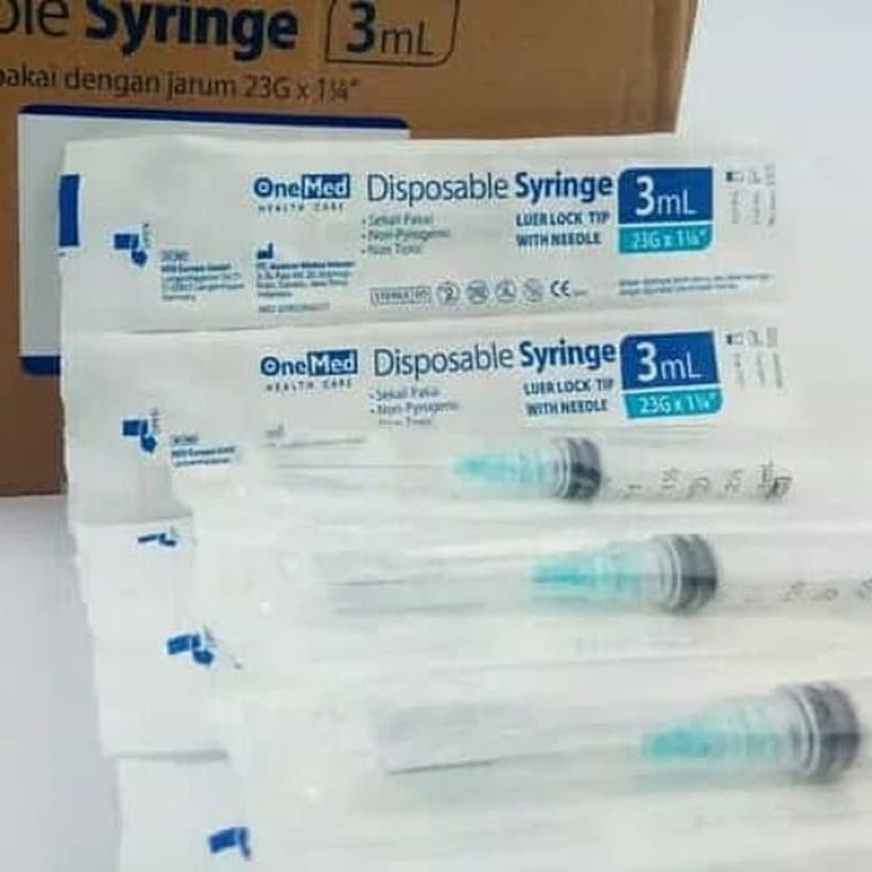 Jual Syringe / Spuit / Suntikan 1 / 3 / 5 / 10 ml Eceran | Shopee Indonesia