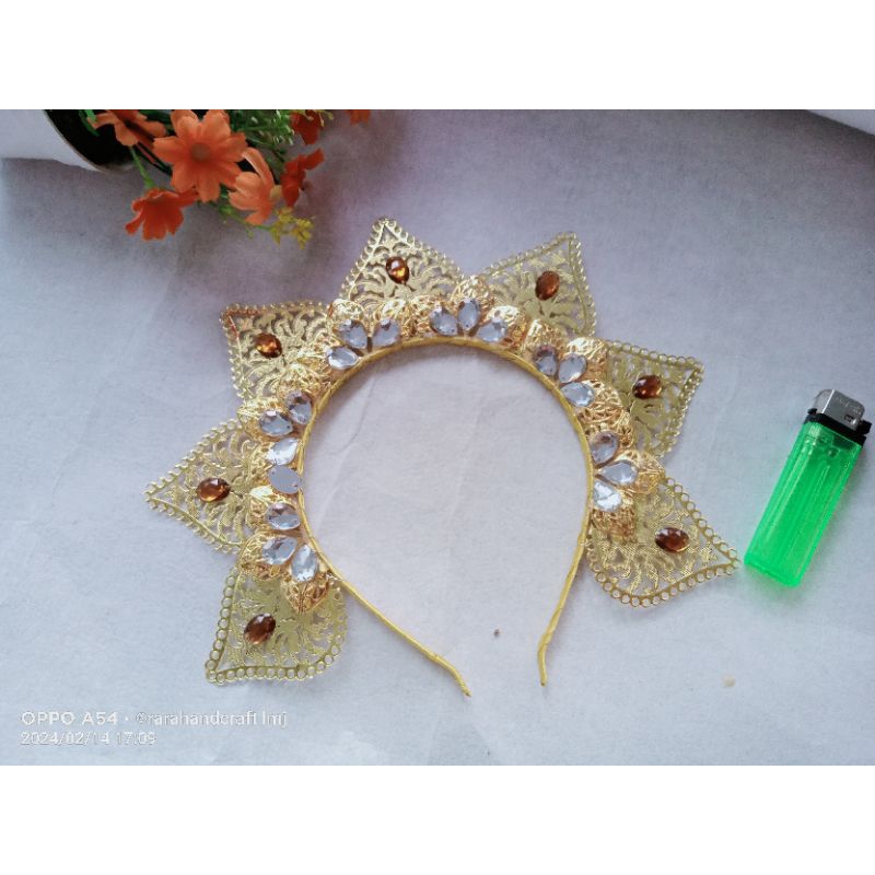 Jual (style 39) bando adat /bando tari/bando kreasi/mahkota | Shopee ...