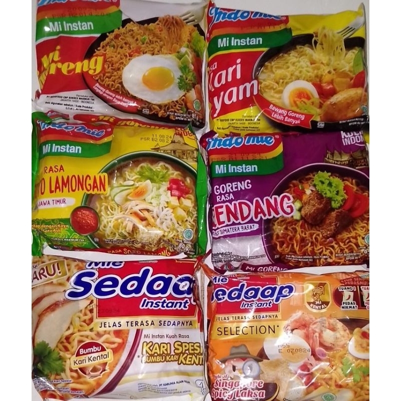 Jual Indomie Goreng/Sedaap Free Packing Bubble+Kardus | Shopee Indonesia