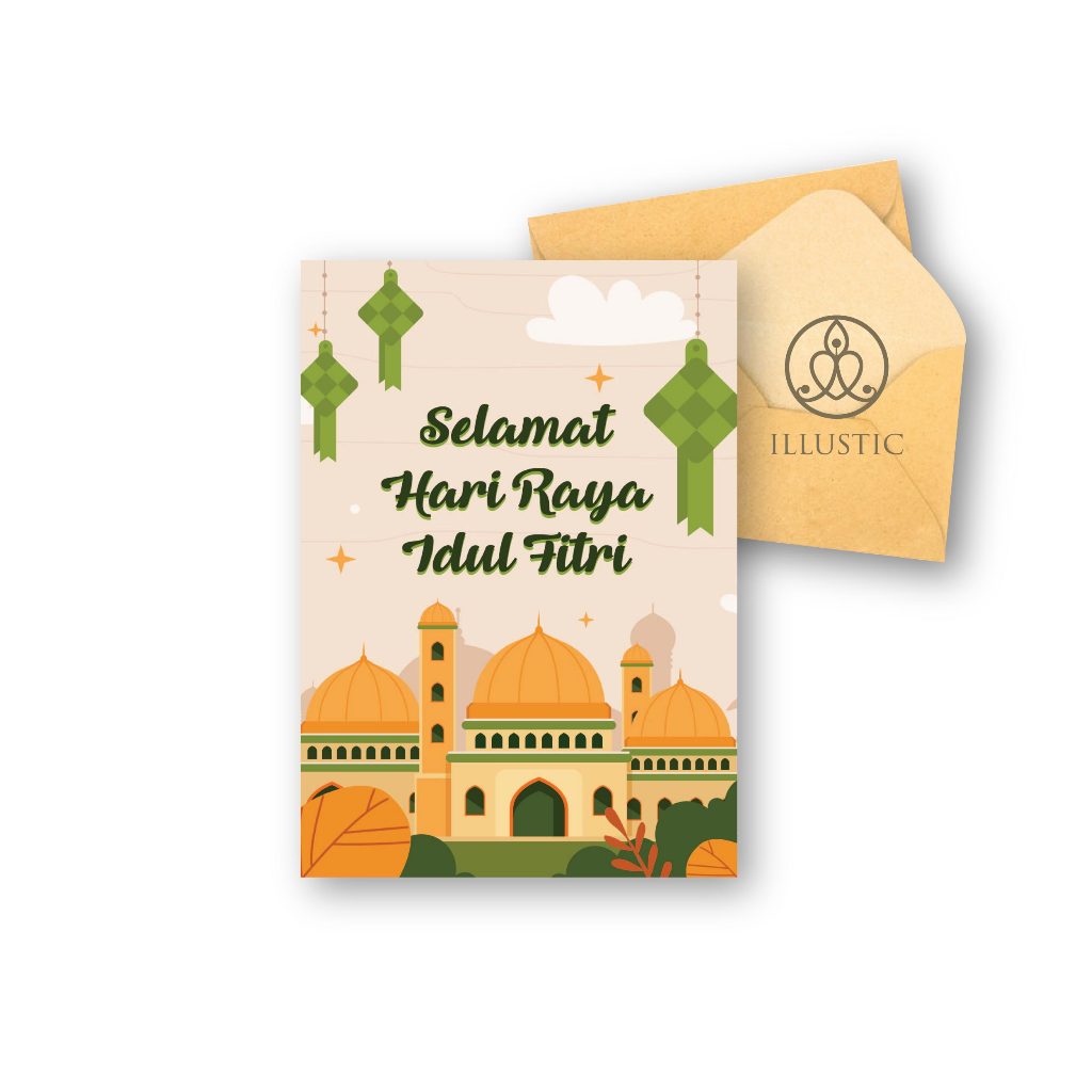 Jual Kartu Ucapan Selamat Idul Fitri, Selamat Lebaran, Greeting Card ...