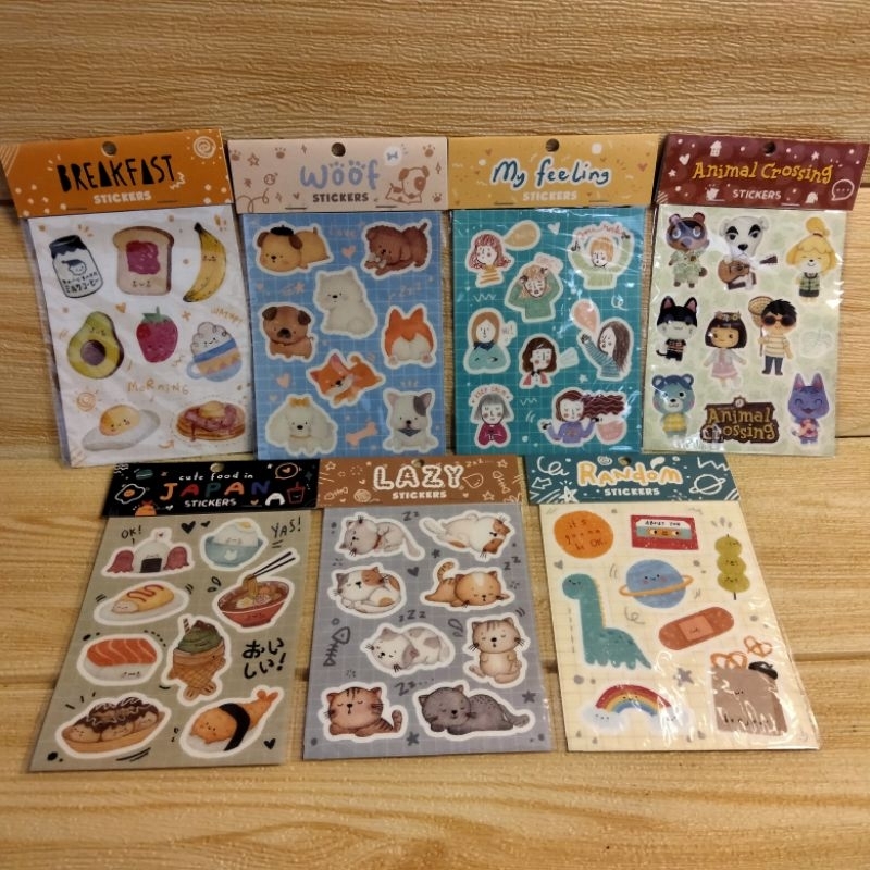 Jual [PART 1] KISS CUT STICKER LUCU STICKER TEMPEL LEMBARAN STICKER ...