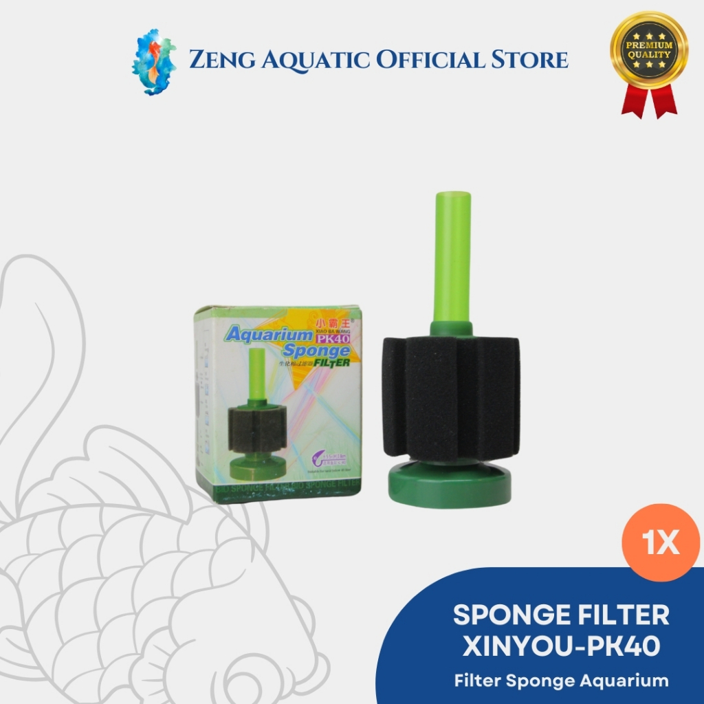Jual BioFoam Bio Foam Breeding Sponge Filter Ikan Cupang Xinyou PK40 ...