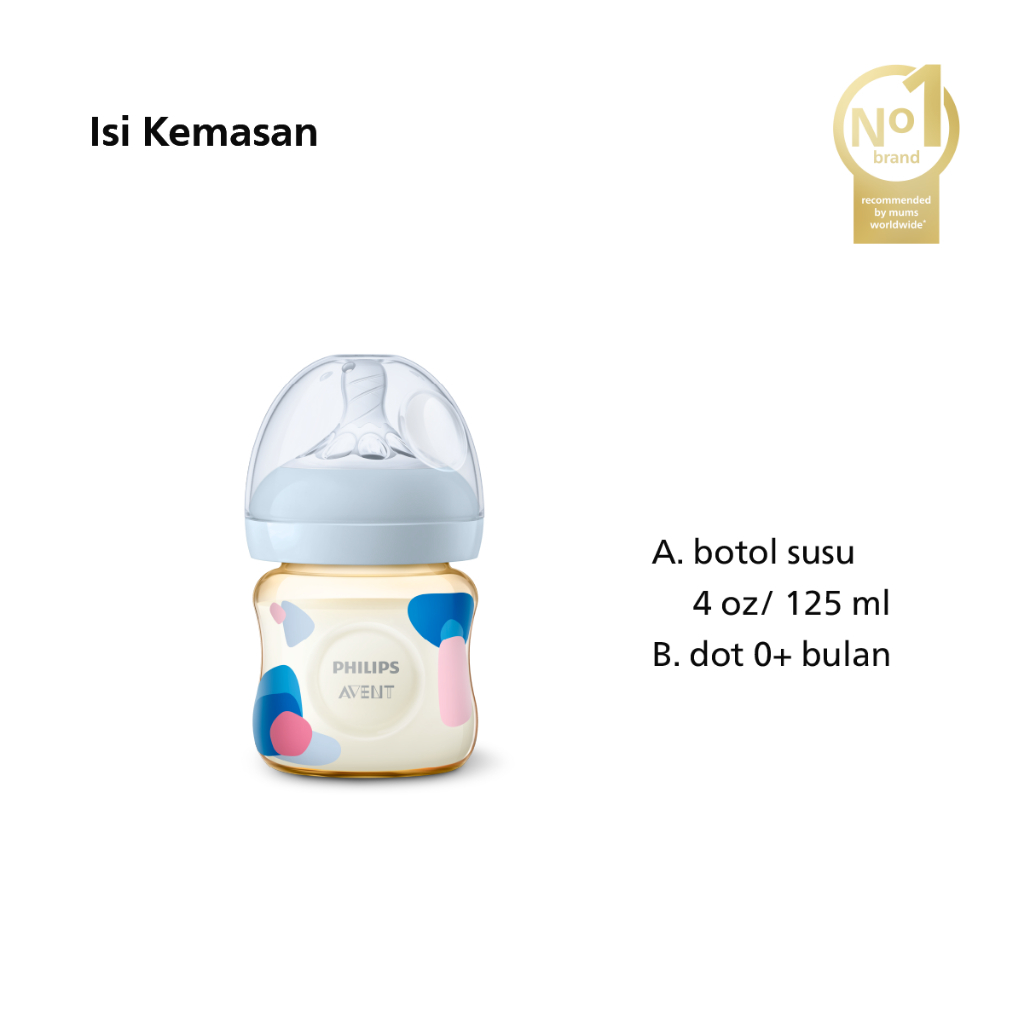 Jual Avent philips natural 125ml Botol susu / kemasan BOX satuan ...