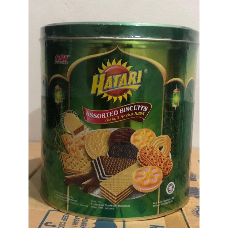 Jual Hatari Assorted Biskuit Murah Biskuit kaleng hampers, parcel dan ...
