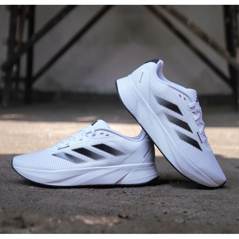 Jual sepatu running pria duramo sl m white black | Shopee Indonesia