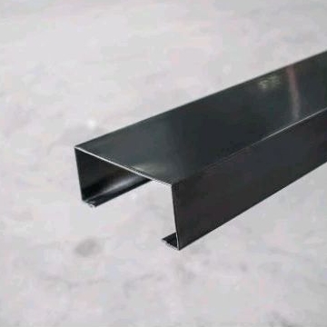 Jual Aluminium open back polos 4 inch / open back polos 4 inch section ...