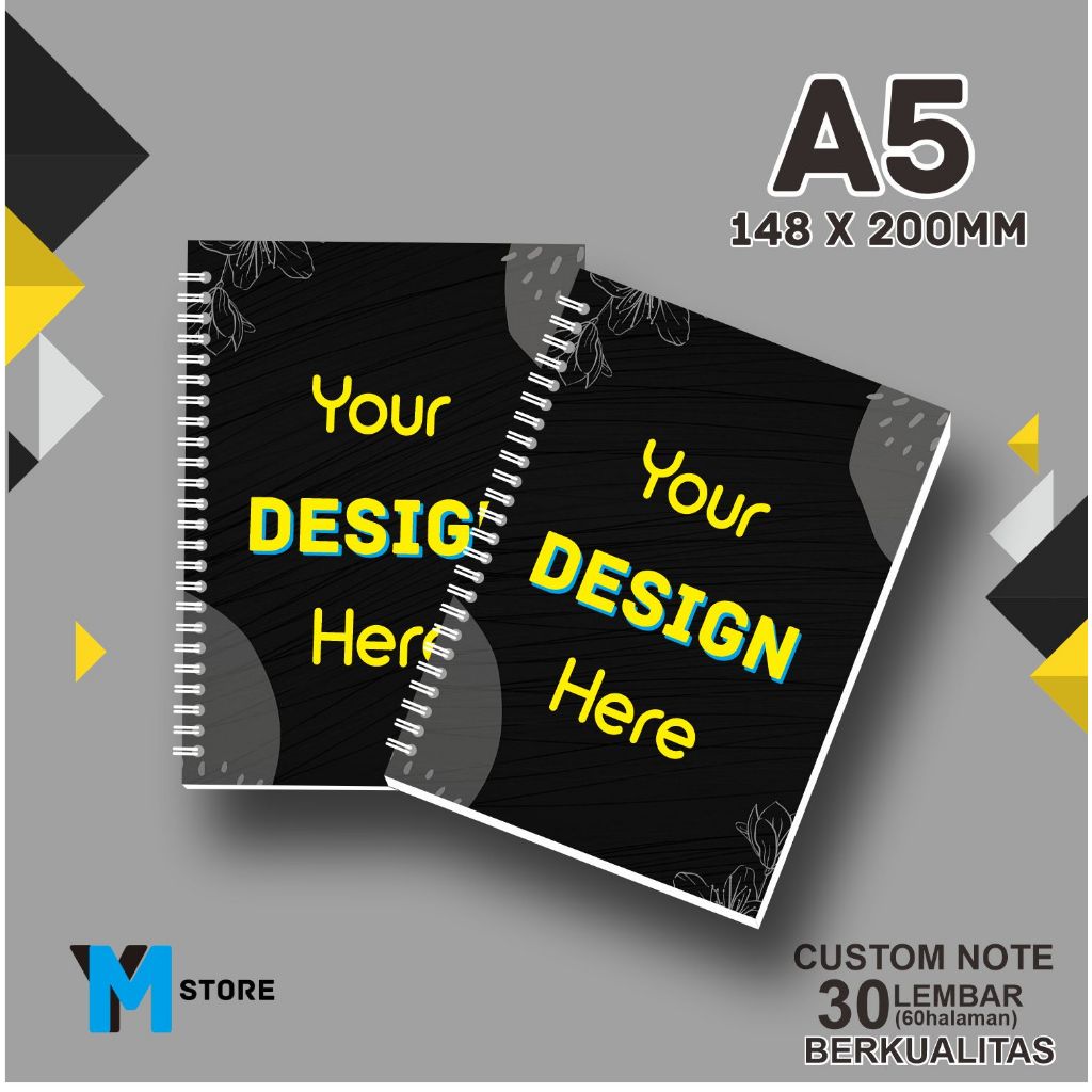 Jual NOTEBOOK CUSTOM / BLOCKNOTE / NOTES / NOTES CUSTOM JILID SPIRAL ...