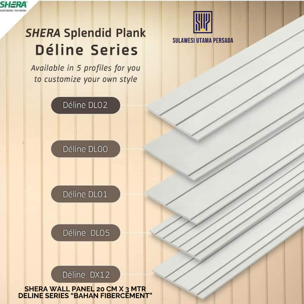 Jual SHERA DELINE SERIES PLANK 20 CM X 3 METER / WALL PANEL / DEKORASI ...