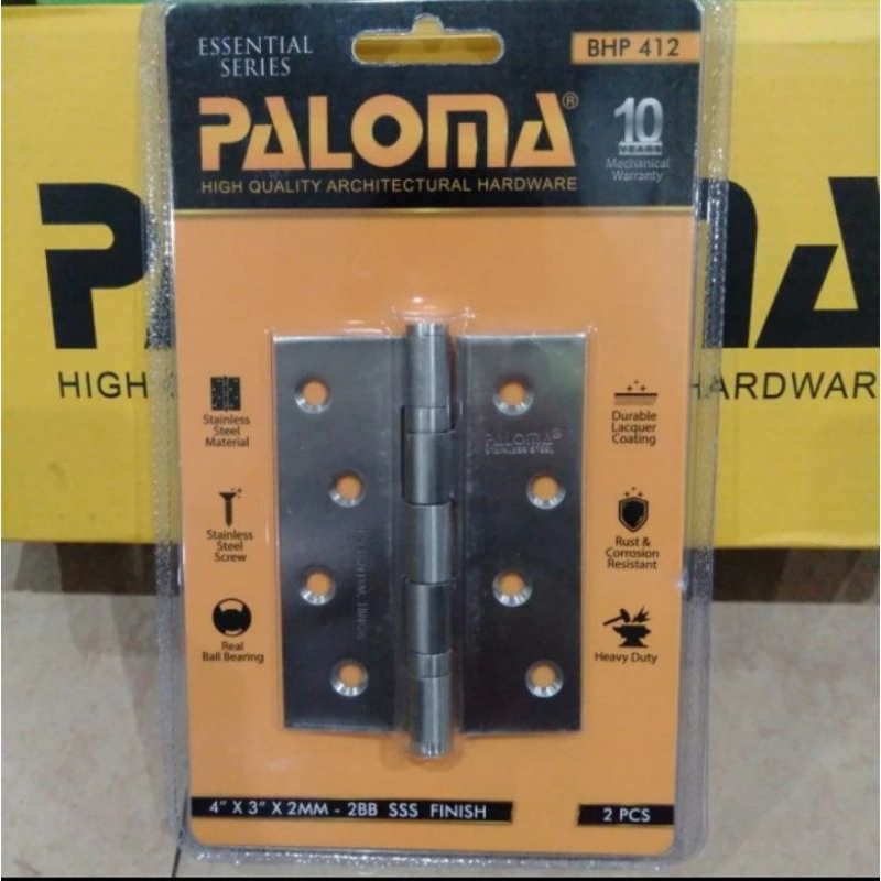 Jual PALOMA BHP 412 Engsel Pintu Paloma (4"X3"X2mm) | Shopee Indonesia