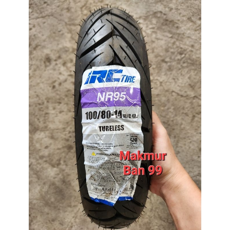 Jual Ban Motor IRC 100/80-14 NR95 Tubeless Ban Belakang Vario 150 ...