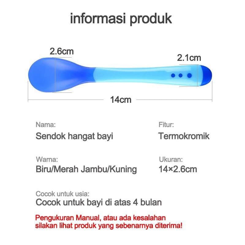 Jual Sendok Garpu Makan Bayi sensor panas | Shopee Indonesia