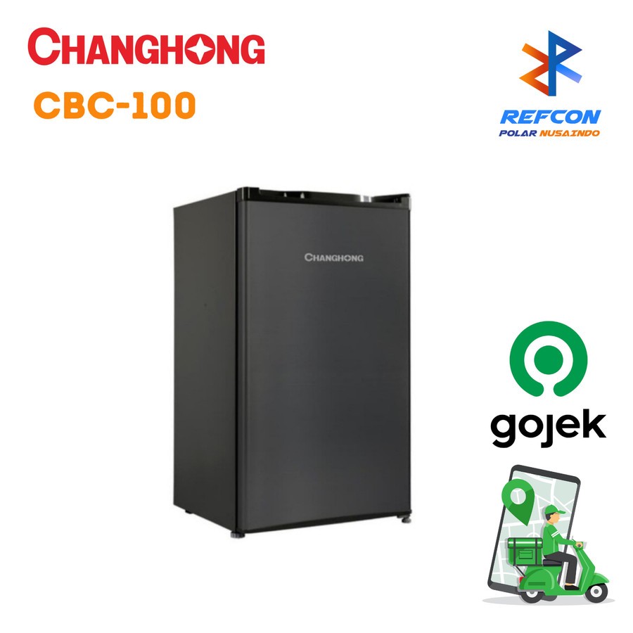 Jual Kulkas Mini Portable CHANGHONG CBC 100 / CBC100 Kulkas Portable 92 L | Shopee Indonesia