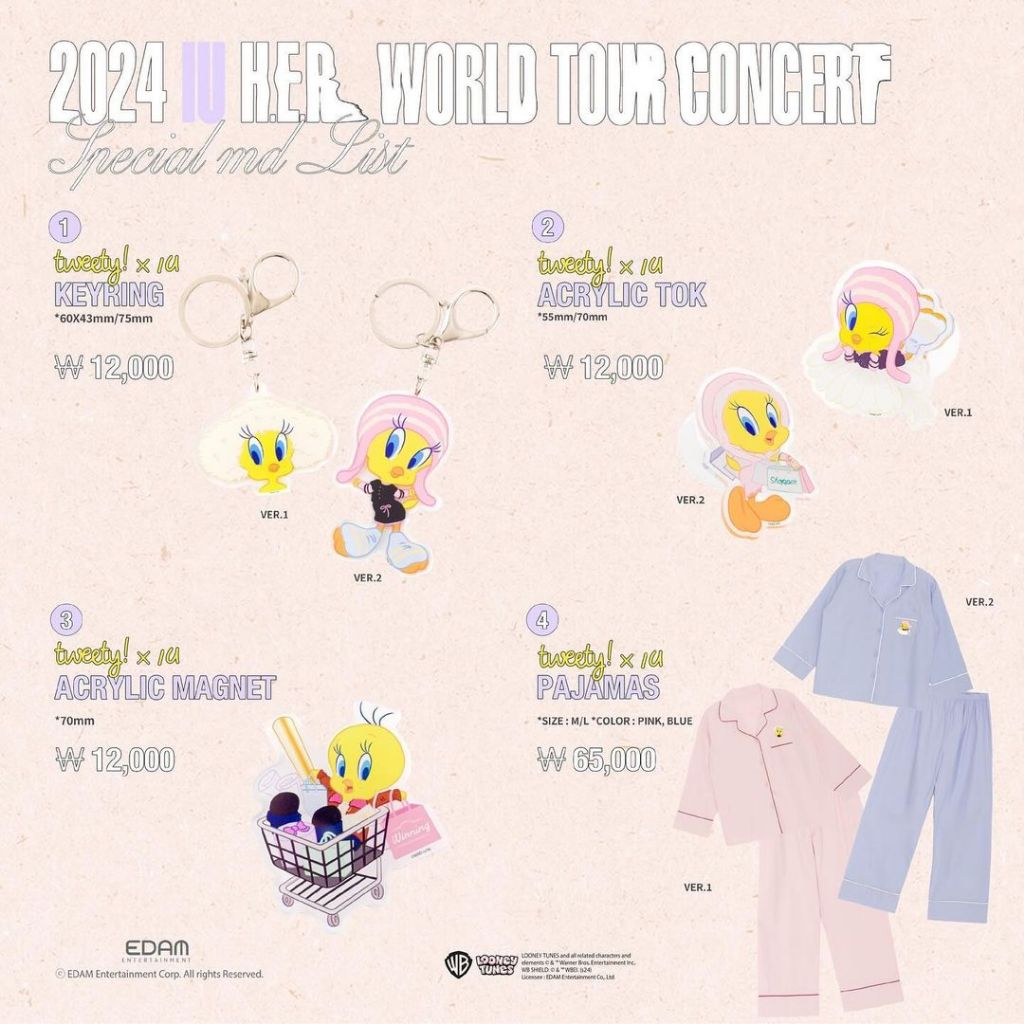 Jual IU - HER World Tour Concert 2023 Official Merch | Shopee Indonesia