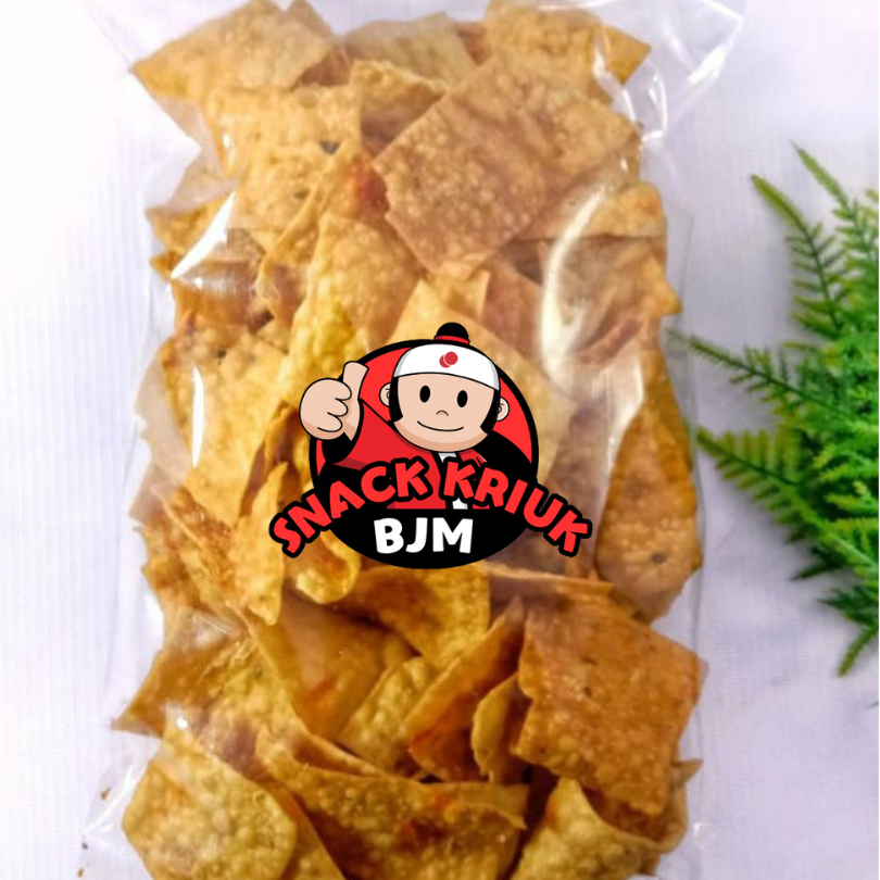 Jual CEMILAN SNACK KERUPUK KRIPIK BAWANG PANGSIT ASIN RENYAH | Shopee ...