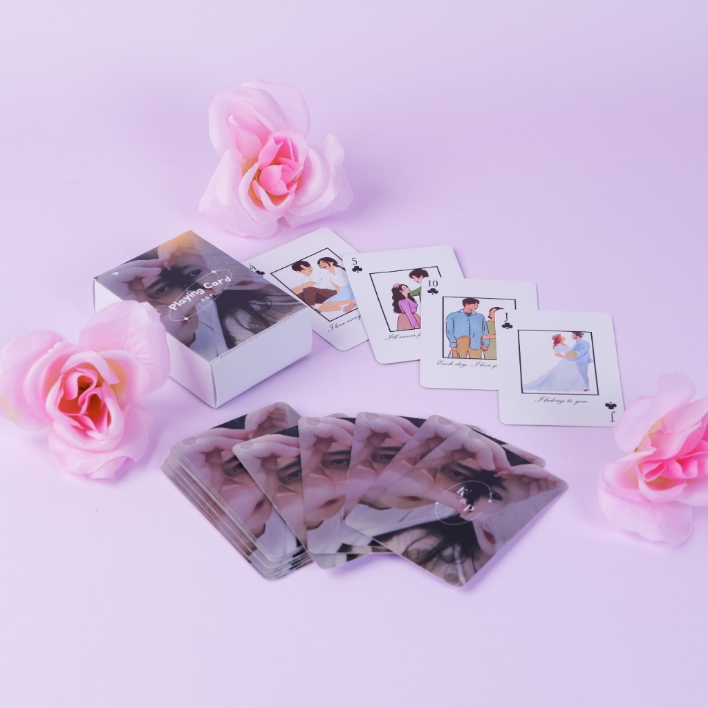 Jual Kartu Remi Custom Foto Pasangan Playing Card Free Desain dan Box ...