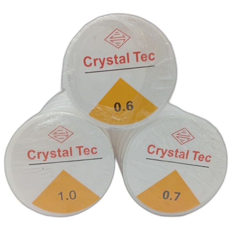 Jual Senar Elastik Bulat/Senar Elastik Crystal Tec/Senar Per Rol/Tali ...