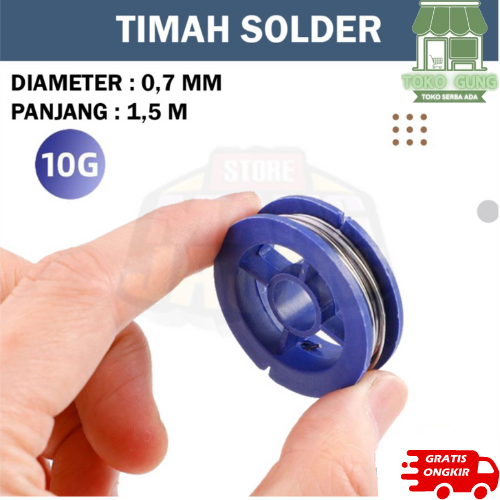 Jual Timah Solder / Tenol Solder / Solder Wire Diameter 0.7mm Panjang 1 ...