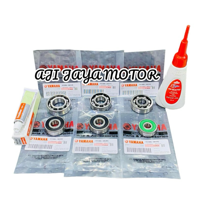 Jual Bearing rasio gir box gardan yamaha nmax aerox lexi set lengkap ...
