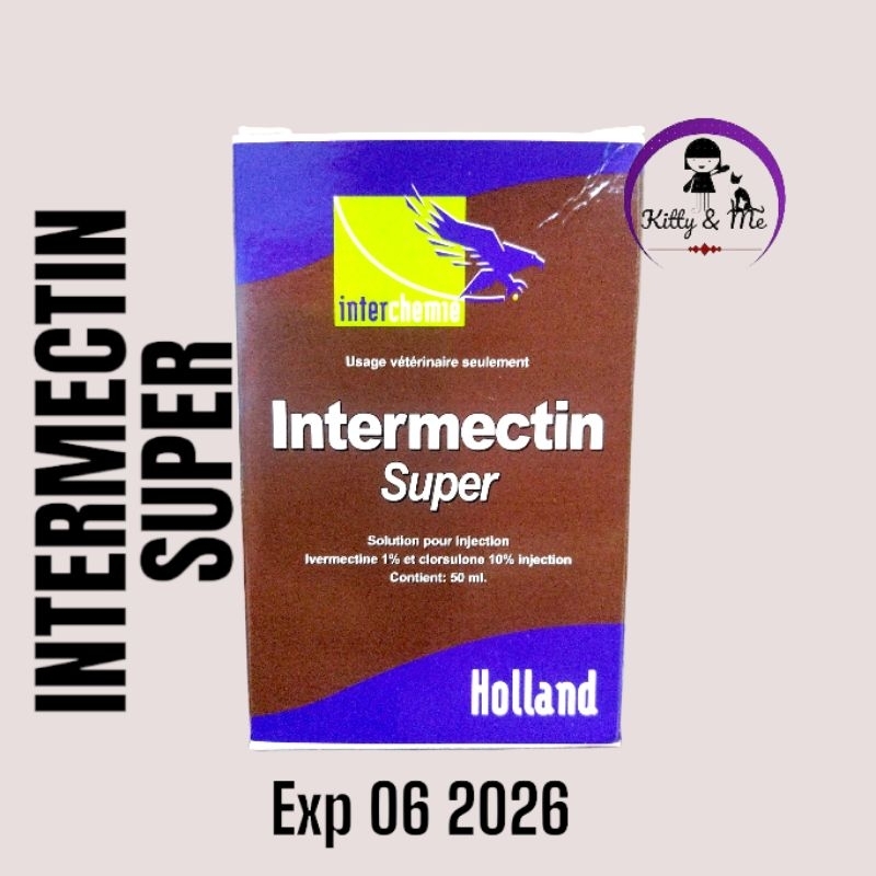 Jual Intermectin Super 50 ml Obat Ekto dan Endo Parasit Sekelas Ivomec ...