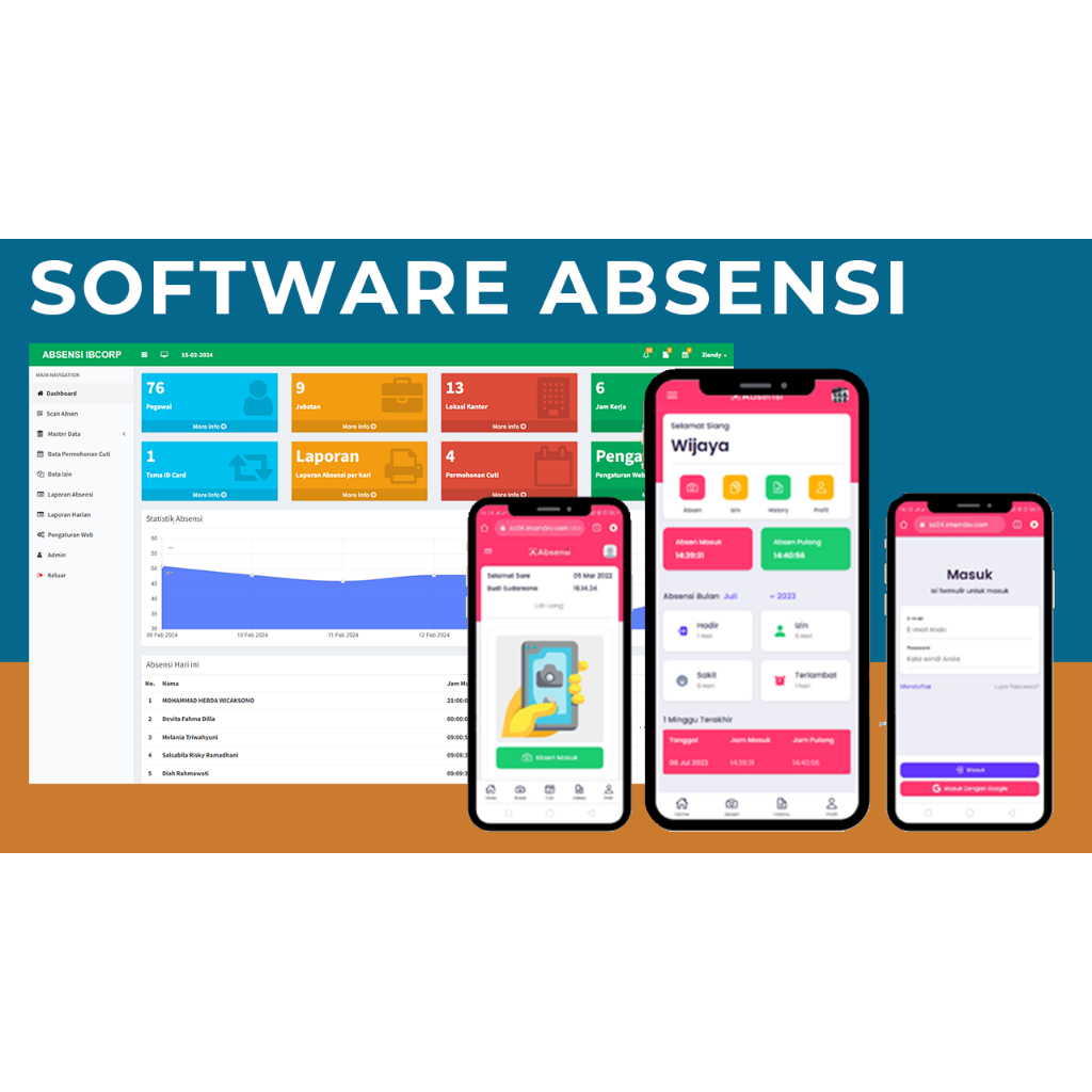 Jual Software Absensi GPS Dan QR Online Offline V4 FULL | Shopee Indonesia
