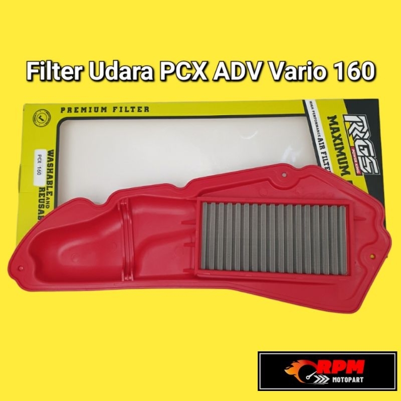 Jual Air Filter Udara RGS Vario PCX ADV 160 Saringan Udara RGS RRGS ...