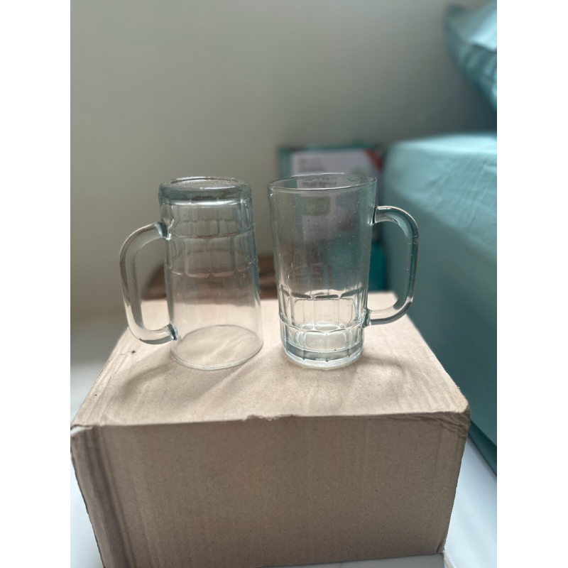 Jual GELAS ES BENING /GELAS BIR/ GELAS KACA BENING TEBAL | Shopee Indonesia