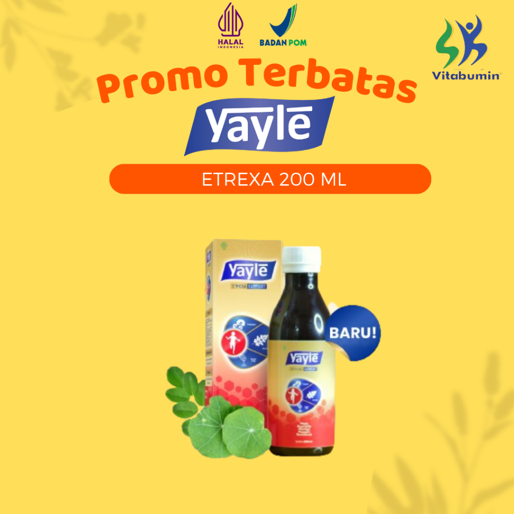 Jual Yayle Etrexa Support 200ml - Memelihara Kesehatan (motorik anak ...