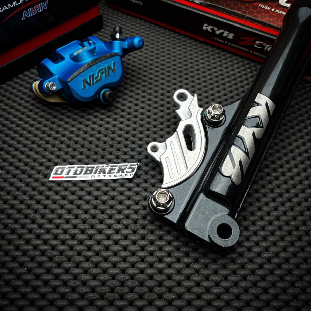 Jual Breket Kaliper 2P Untuk Shock KYB Mio Smile Pakai Nissin Samurai 2 Piston Ukuran 220 260 mm ...