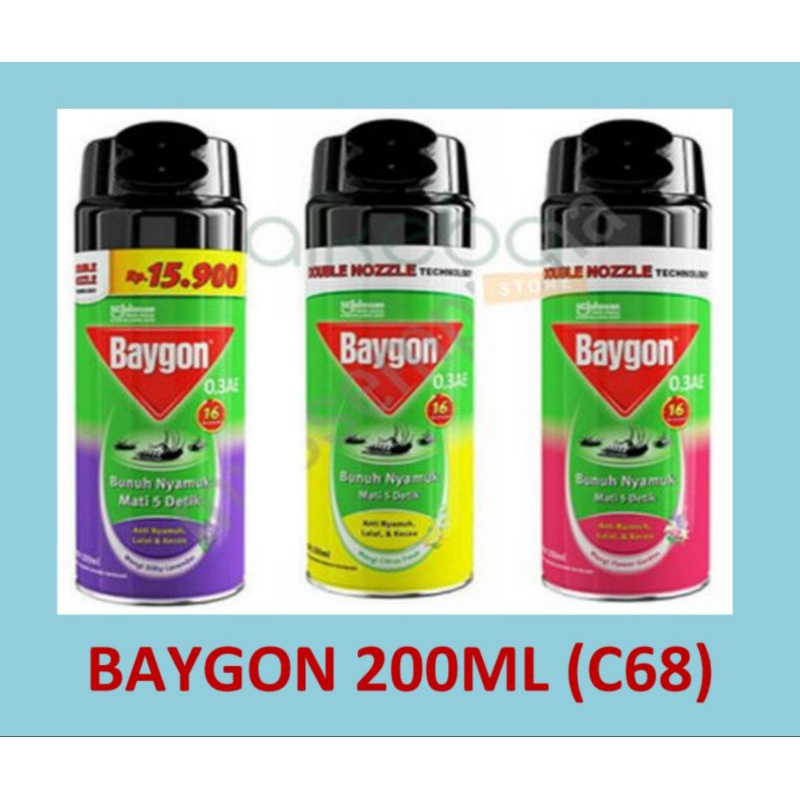 Jual Baygon Aerosol 200ml - Obat Nyamuk / Kaleng - Citrus Fresh ...