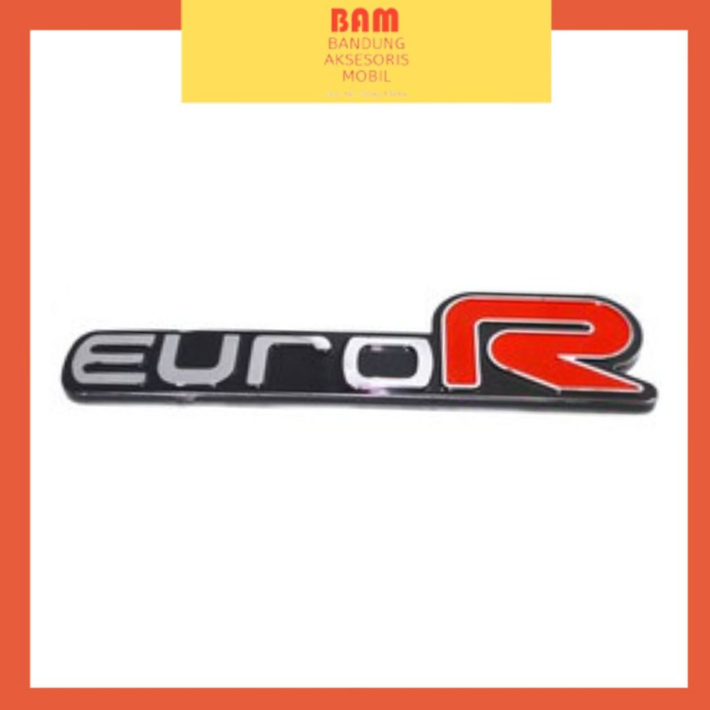 Jual Emblem Logo Tulisan Mobil Euro R | Shopee Indonesia