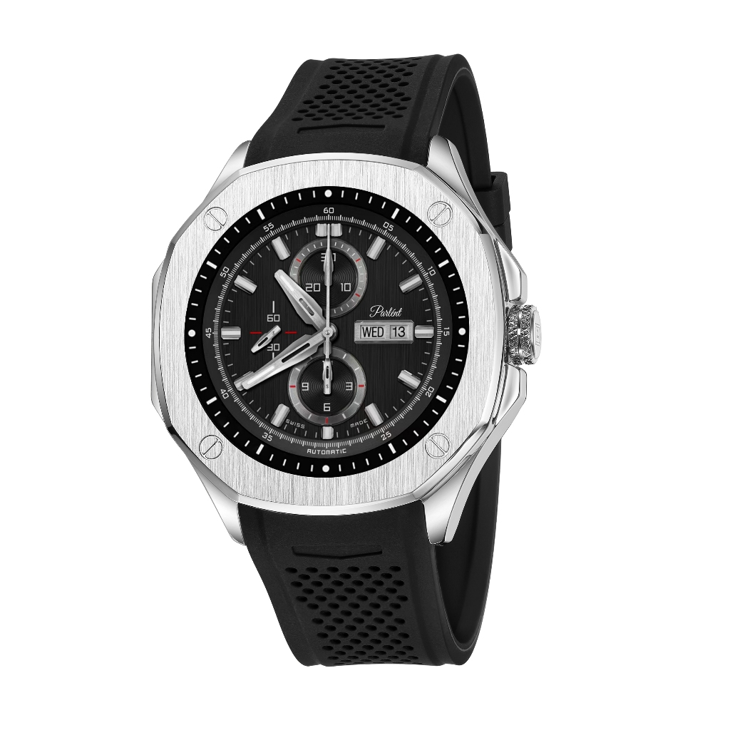 Jual Active Smartwatch Silver by Parlent with Rubber Strap | Shopee ...