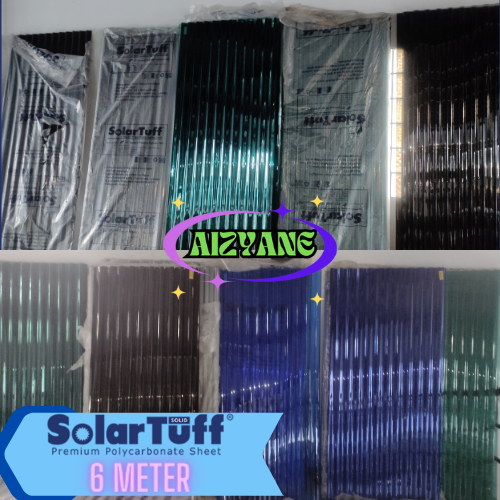 Jual SOLARTUFF 6 meter atap kanopi genteng polycarbonate premium ...