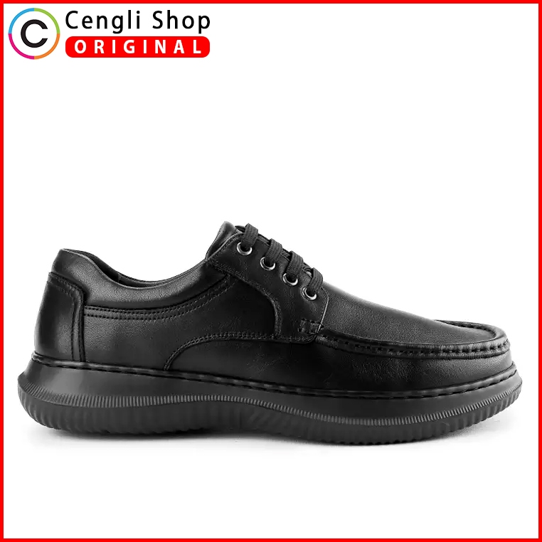 Jual ANM09 SEPATU PRIA ANDREW ORIGINAL DERBY CASUAL SEMI FORMAL KULIT ...