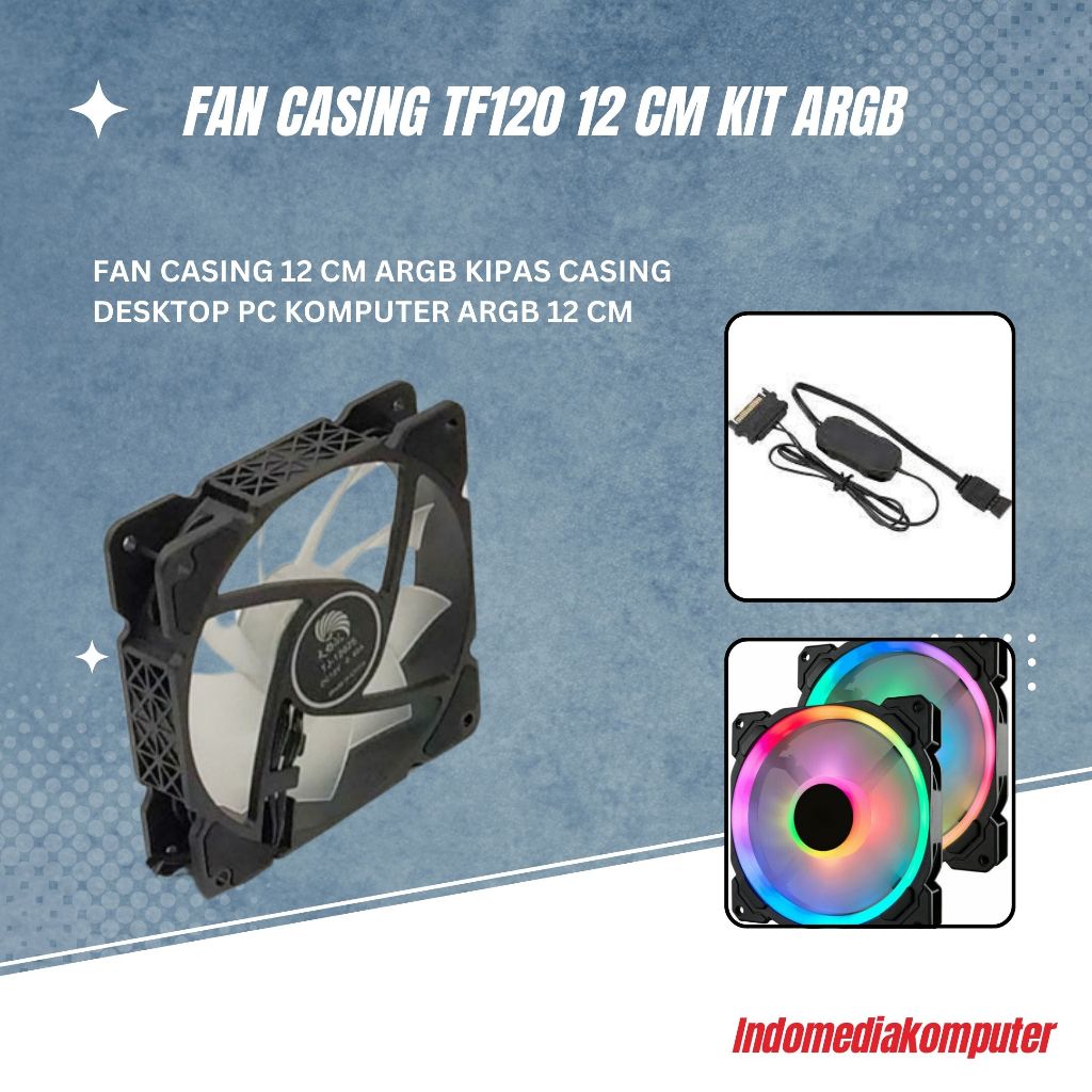 Jual FAN CASING TF120 12 CM KIT ARGB | Shopee Indonesia