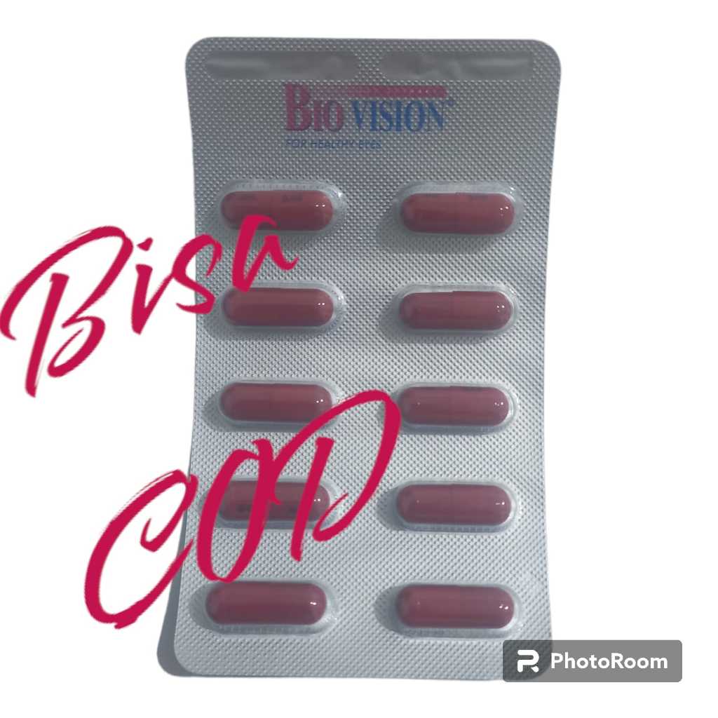 Jual Biovision suplemen mata 1 strip @ 10 kapsul---ORIGINAL--ED 31 MEI ...