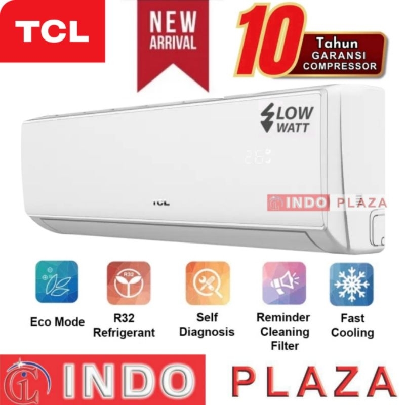 Jual AC TCL 1/2 PK TAC-05CSD/XSS LOW WATT ANTI KARAT - FAST COOLING | Shopee Indonesia