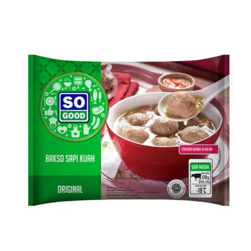 Jual SO GOOD Bakso Sapi Kuah 120 Gram | Shopee Indonesia