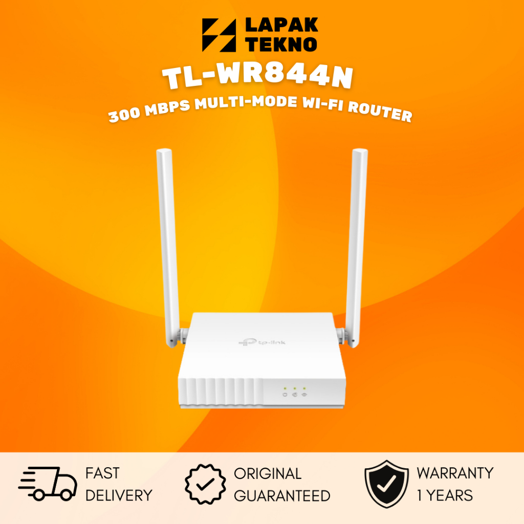 Jual TL-WR844N 300 Mbps Multi-Mode Wi-Fi Router | Shopee Indonesia
