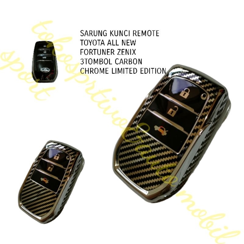 Jual SARUNG CASING KUNCI REMOTE TOYOTA ALL NEW FORTUNER INNOVA ZENIX ...