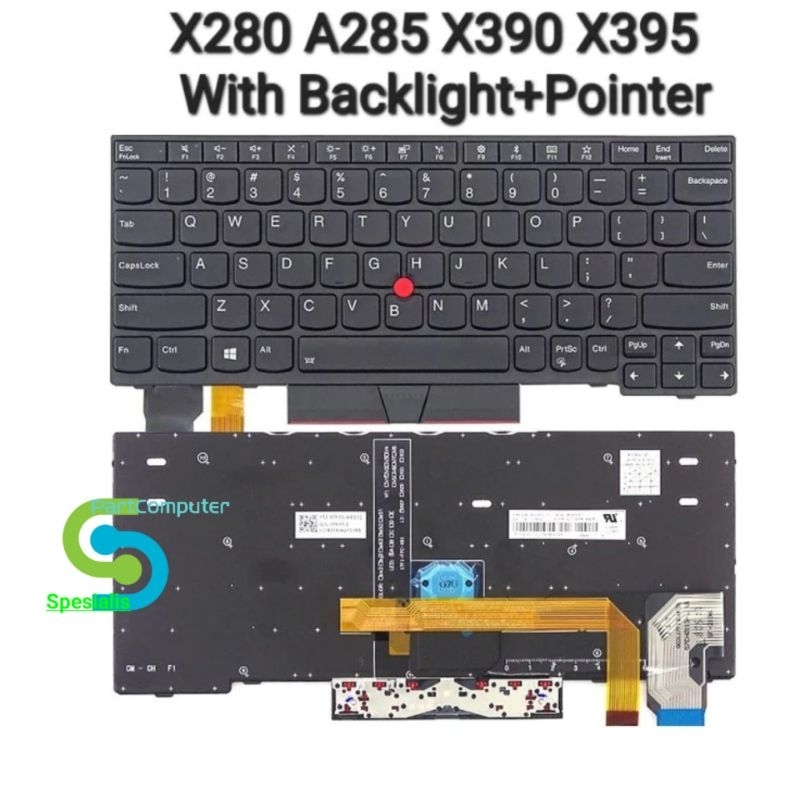 Jual KEYBOARD LENOOVO THINKPAD X280 A285 X390 X395 BACKLIGHT AND ...