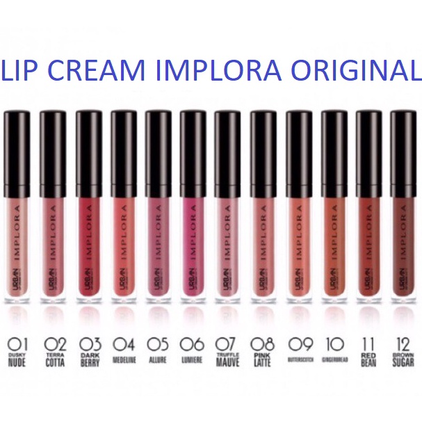 Jual 1111 MALL IMPLORA LIP CREAM ORIGINAL | Shopee Indonesia