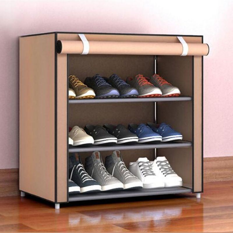 Jual Rak Sepatu Sandal Multilayer Shoe Rack Cloth Storage 4 Layer - F10 ...