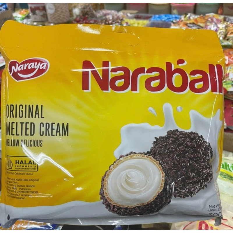 Jual Naraya Naraball Chocolate Original Strawberry halal 300gr | Shopee ...