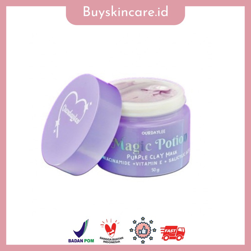 Jual OURDAYLEE MAGIC POTION CLAY MASK BPOM - the mighty lilac | Shopee ...
