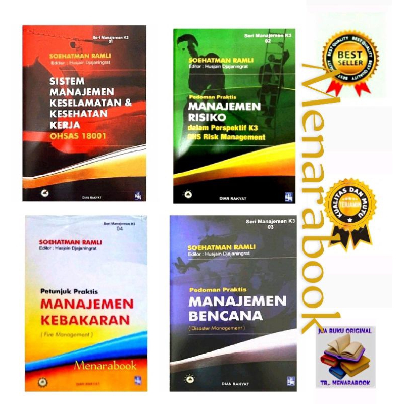 Jual Buku Seri Manajemen K3, Keselamatan Kertas, Manajemen Risiko ...