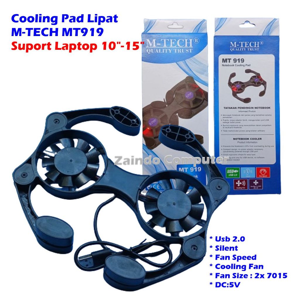 Jual COOLING PAD MINI LIPAT KEPITING - FAN LAPTOP LIPAT - COOLING PAD ...