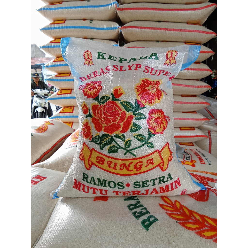 Jual BERAS BUNGA MAWAR SETRA RAMOS - 10L (LITER) | Shopee Indonesia