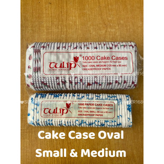 Jual [100 lembar] PAPER CAKE CASE OVAL SMALL MEDIUM | KERTAS ALAS ...