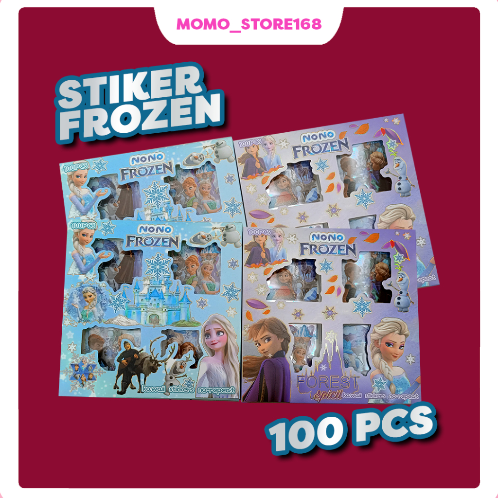 Jual Stiker Momo Nono Sticker Momo Frozen Elsa Anna Waterproof 100 ...