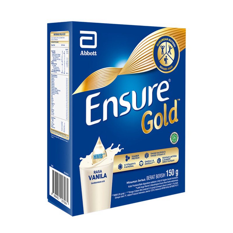 Jual Ensure Gold Susu Nutrisi Dewasa Vanila Box 150 g | Shopee Indonesia